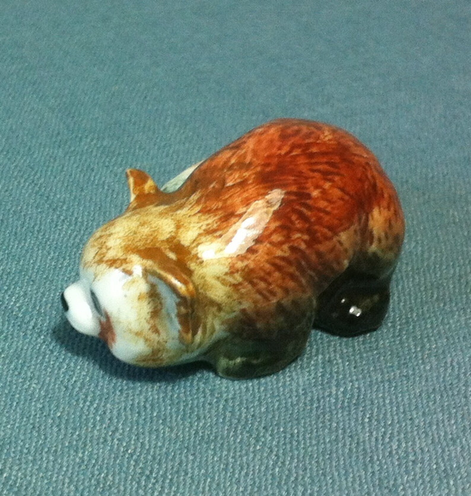 Miniature Ceramic Red Lesser Panda Cat Bear Animal Cute Little - Etsy