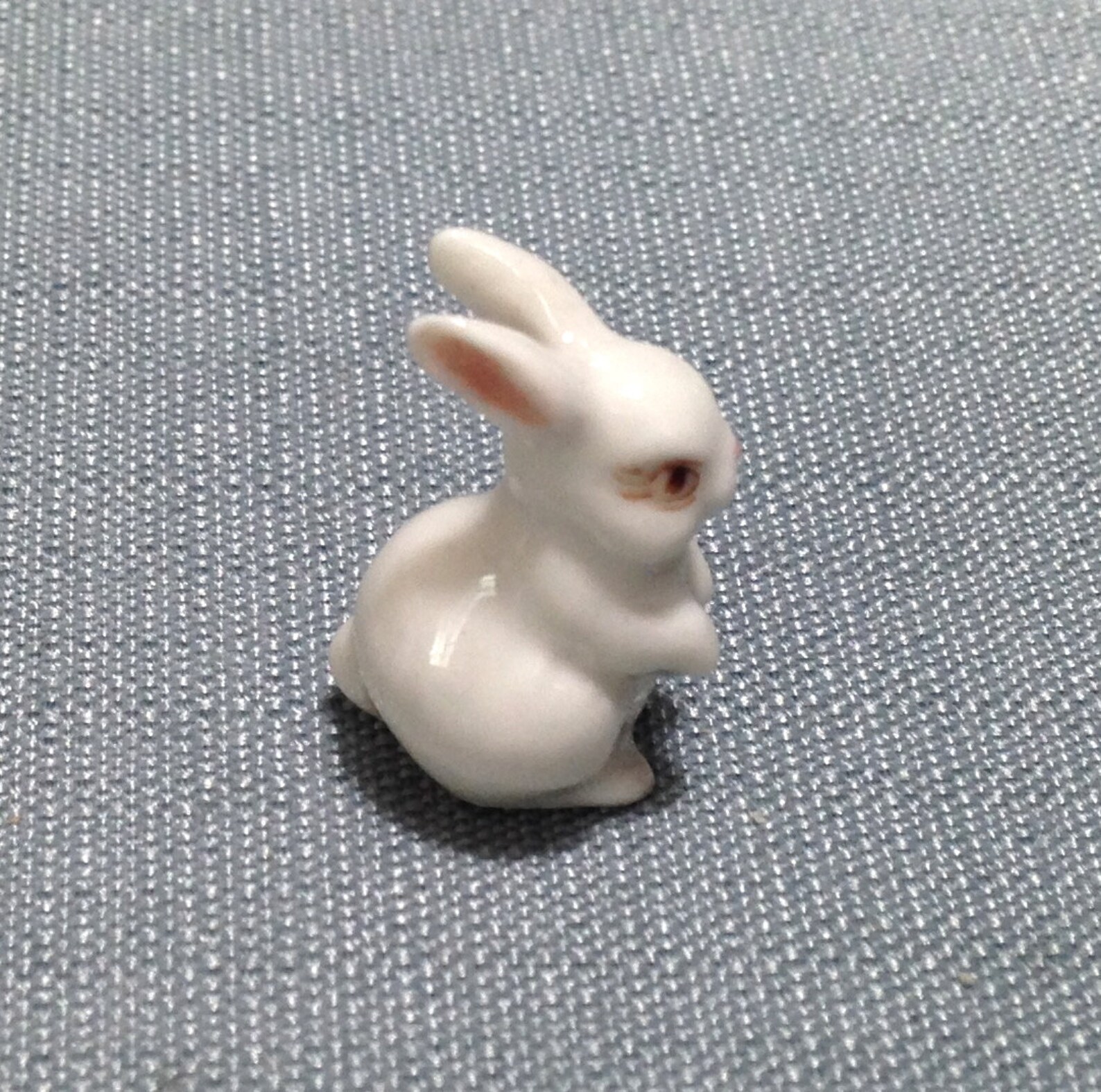 Miniature Ceramic Rabbit Standing Bunny Mini Baby Animal Cute - Etsy