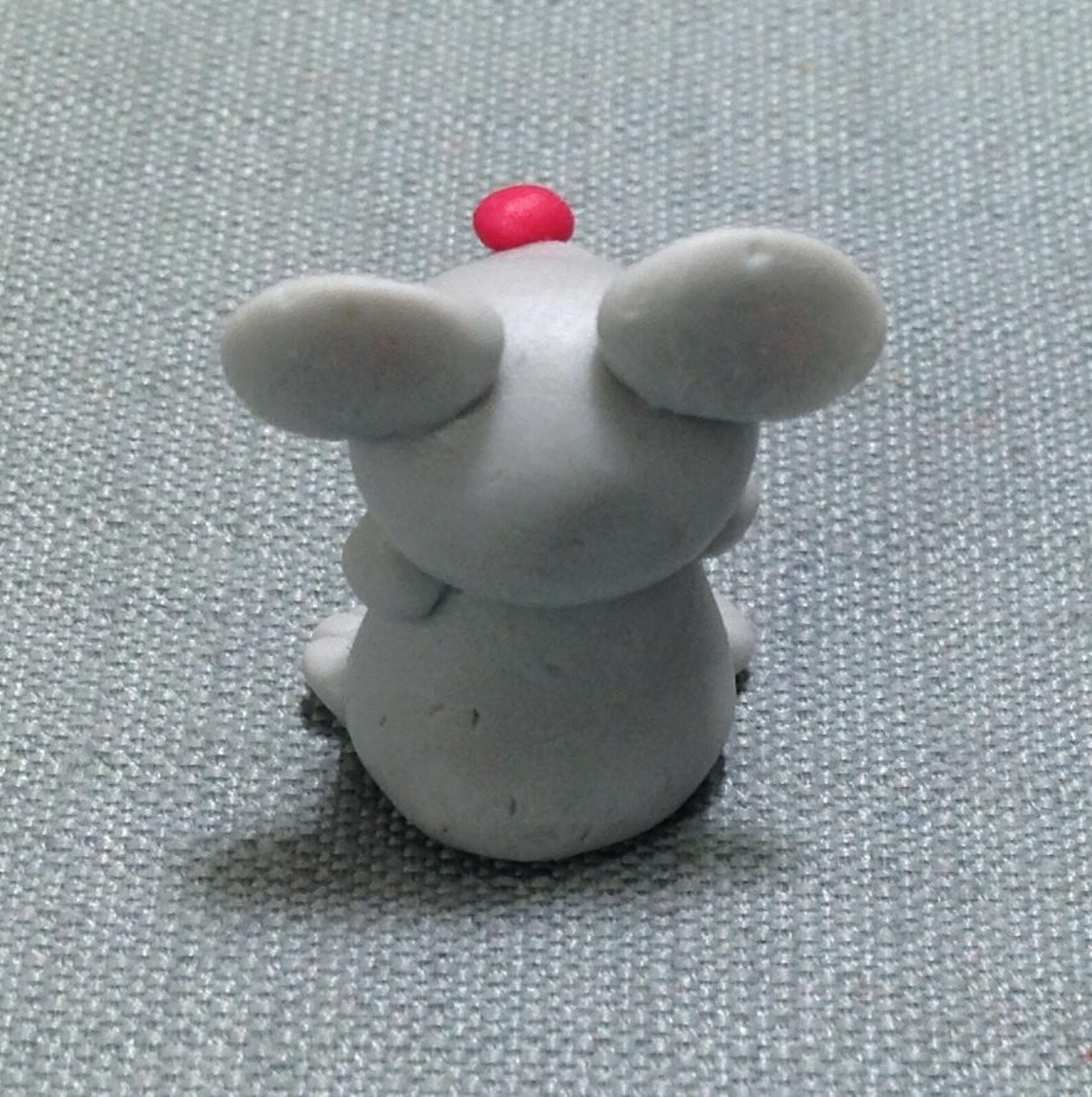 Miniature Funny Mouse Rat Grey Clay Polymer Cute Little Tiny - Etsy