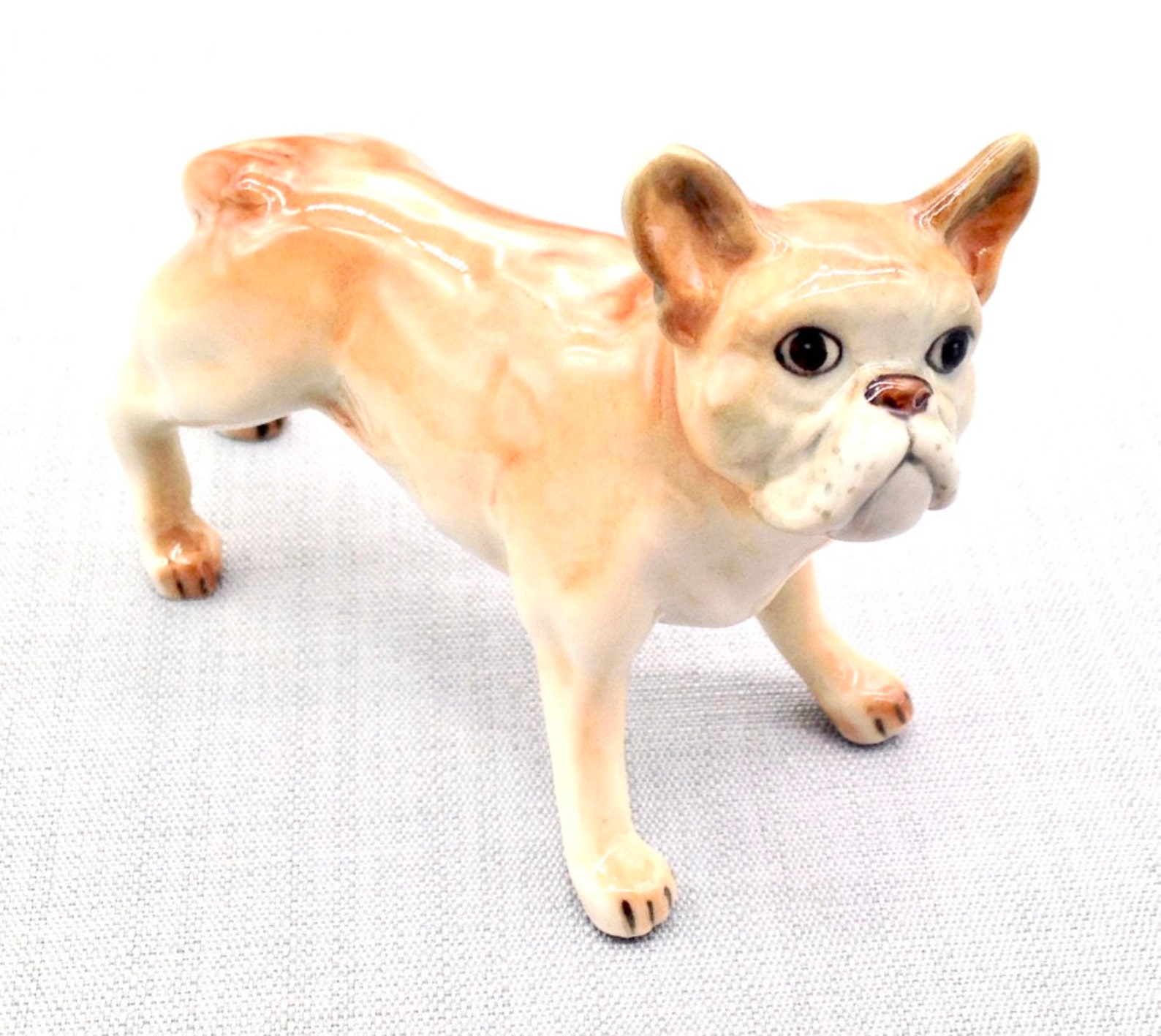 Miniature Ceramic Dog French Bulldog Animal Funny Cute Little - Etsy