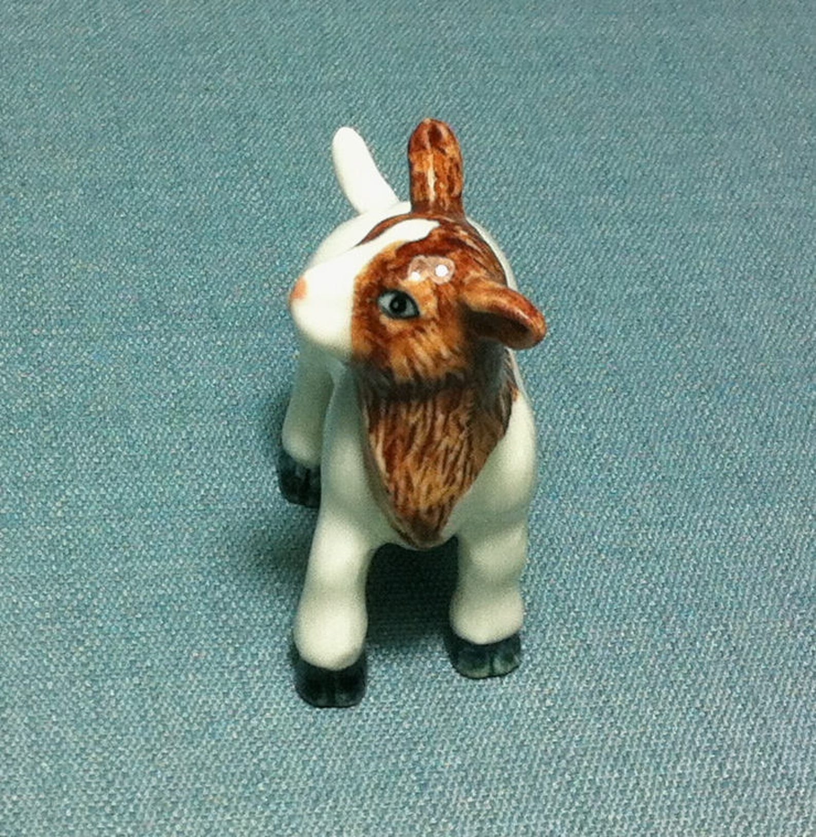 Miniature Ceramic Goat Funny Kid Baby Animal Cute Little Small - Etsy