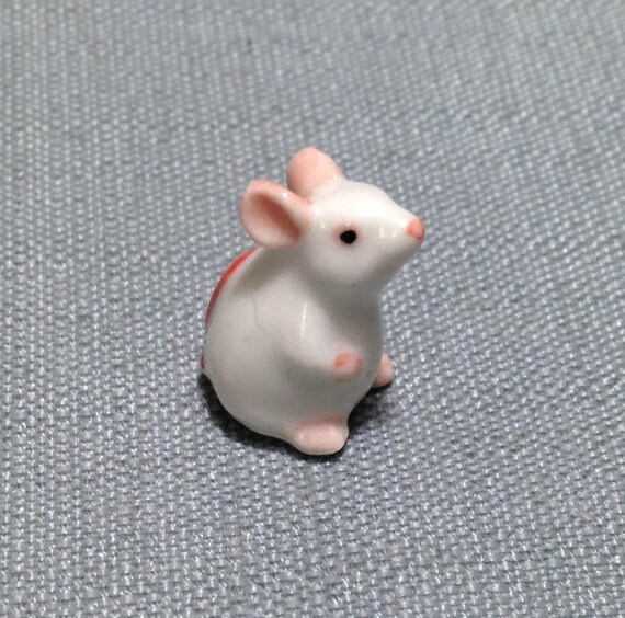 Miniature Ceramic Rat Mouse Standing Animal Cute Little Small - Etsy UK