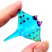 Miniature Hand Blown Glass Manta Ray Fish Sea Baby Animal Cute ...