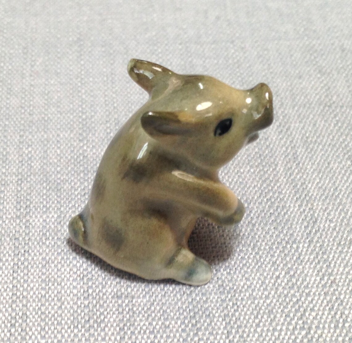Miniature Ceramic Pig Pork Piglet Animal Cute Little Small - Etsy
