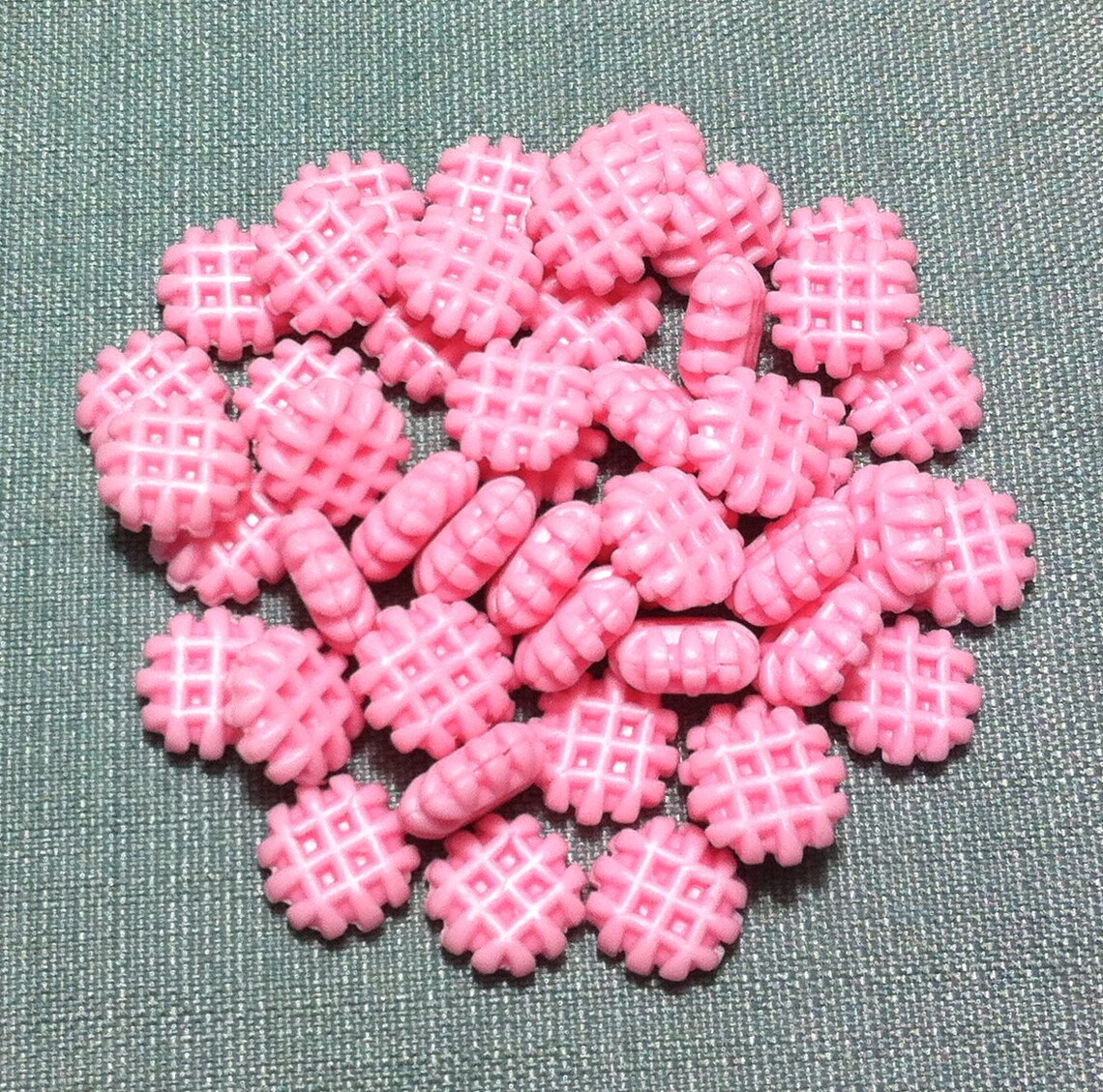 20 Miniature Dollhouse Waffles Clay Polymer Bread Cake Waffle | Etsy