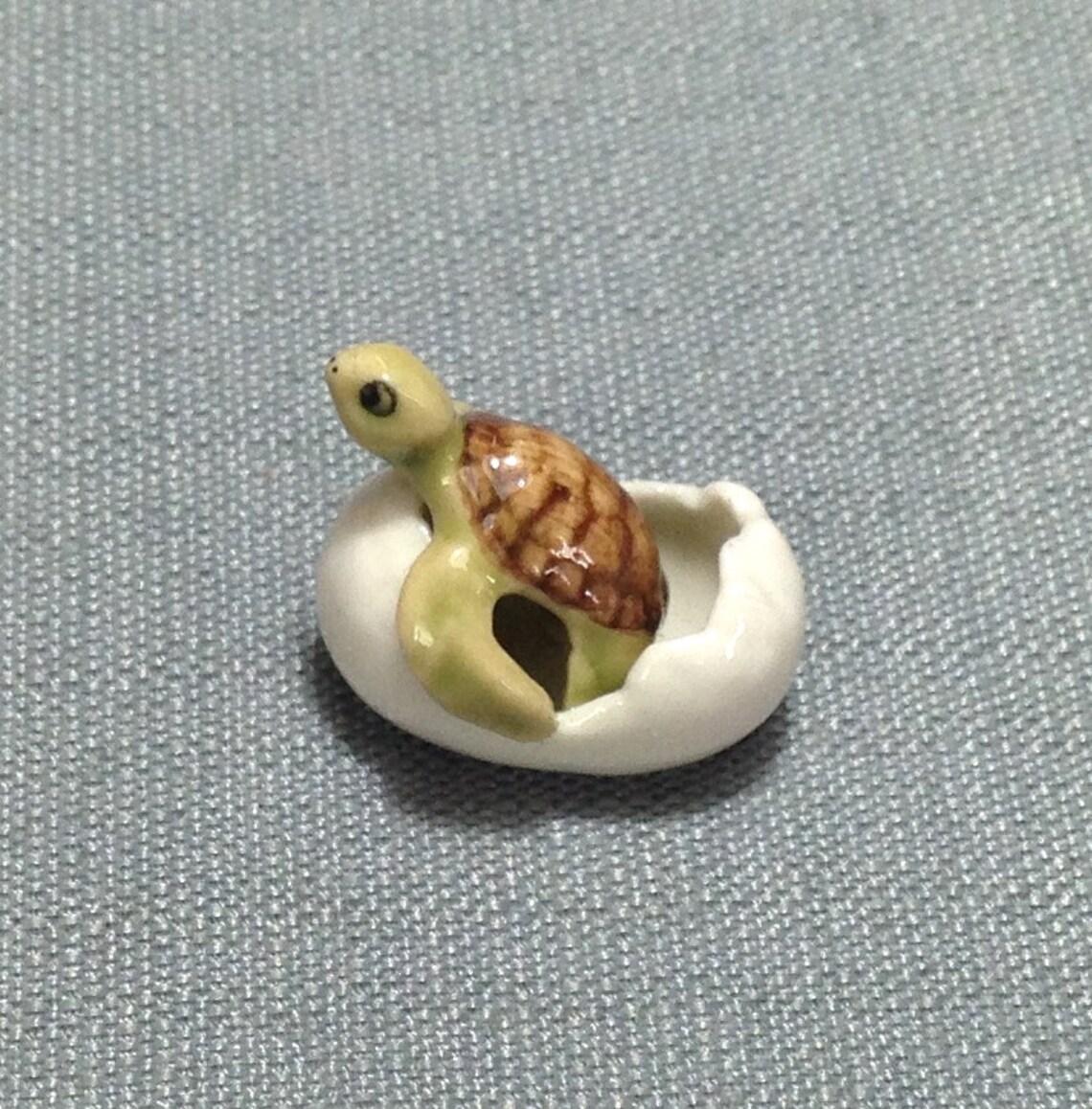 Miniature Ceramic Turtle Mini Baby Reptile Egg Animal Cute | Etsy
