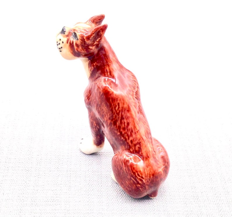 Miniature Ceramic American Boxer USA Dog Animal Cute Little - Etsy