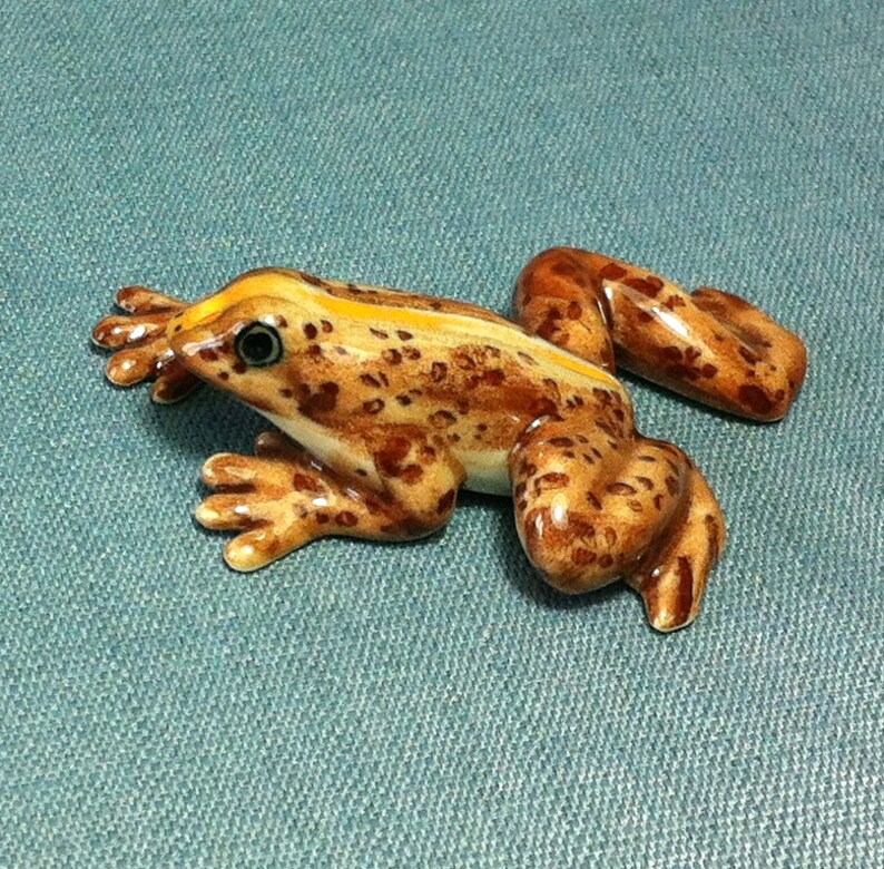 Miniature Ceramic Frog Toad Animal Reptile Cute Little Tiny - Etsy