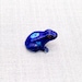Miniature Ceramic Frog Toad Mini Baby Reptile Animal Cute Little Blue ...