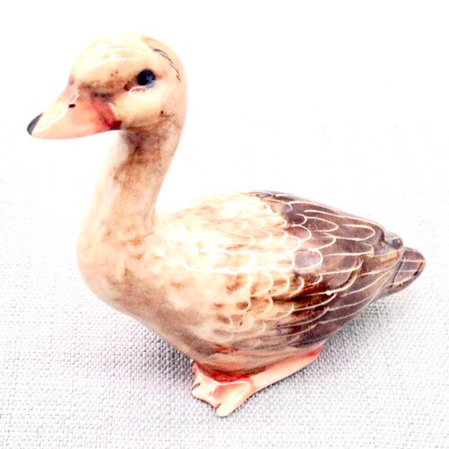 Miniature Ceramic Goose Bird Duck Animal Cute Little Tiny - Etsy