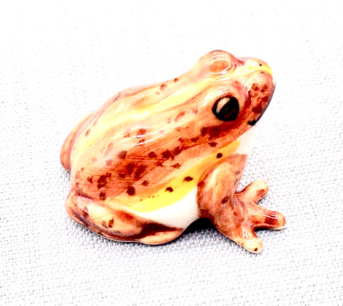 Miniature Ceramic Frog Toad Animal Cute Little Tiny Small - Etsy