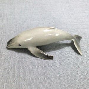 Miniature Ceramic Whale Funny Fish Sea Ocean Animal Cute Little Light ...