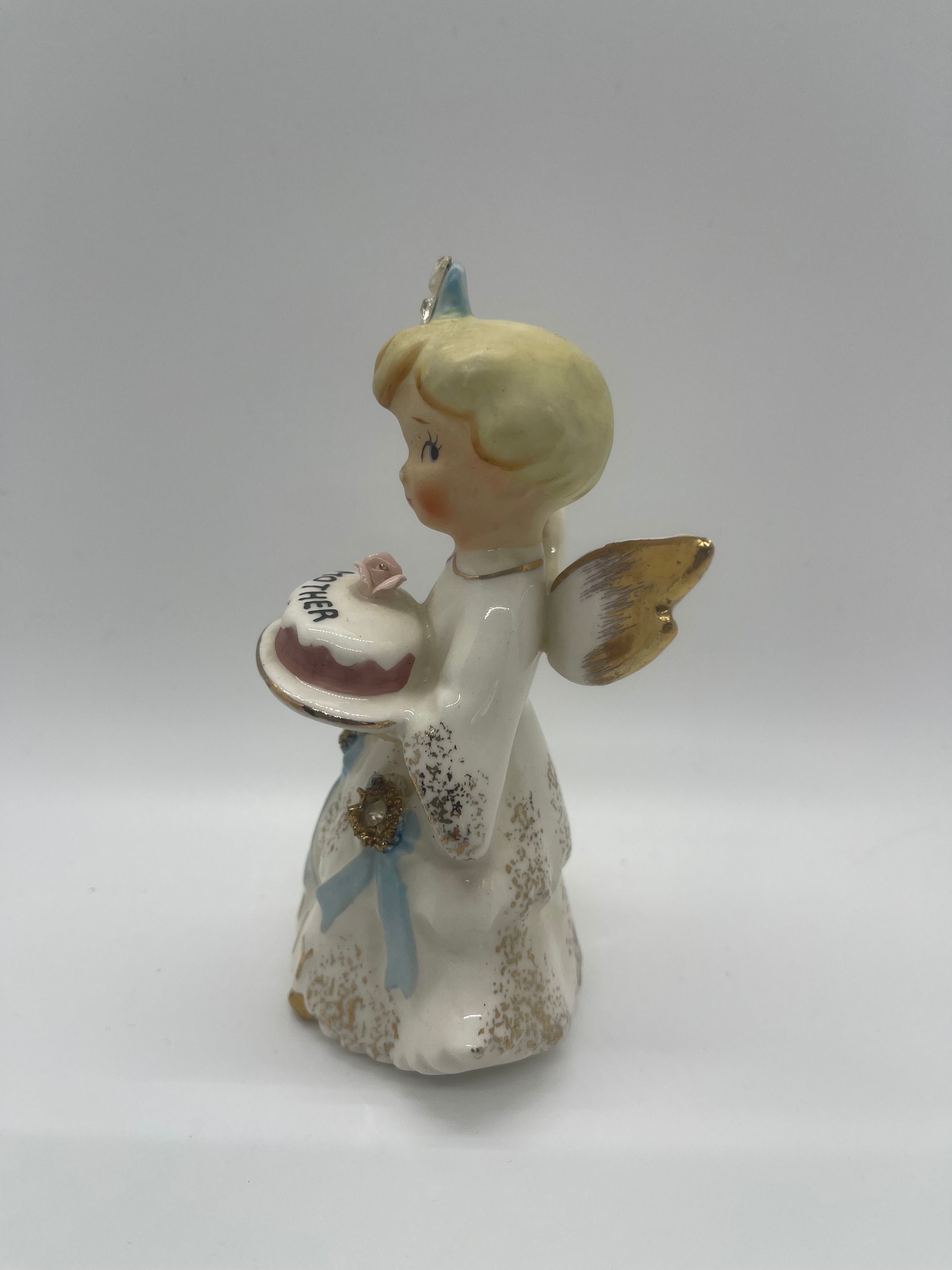 Rare May Mothers Day Angel by Lefton - Etsy