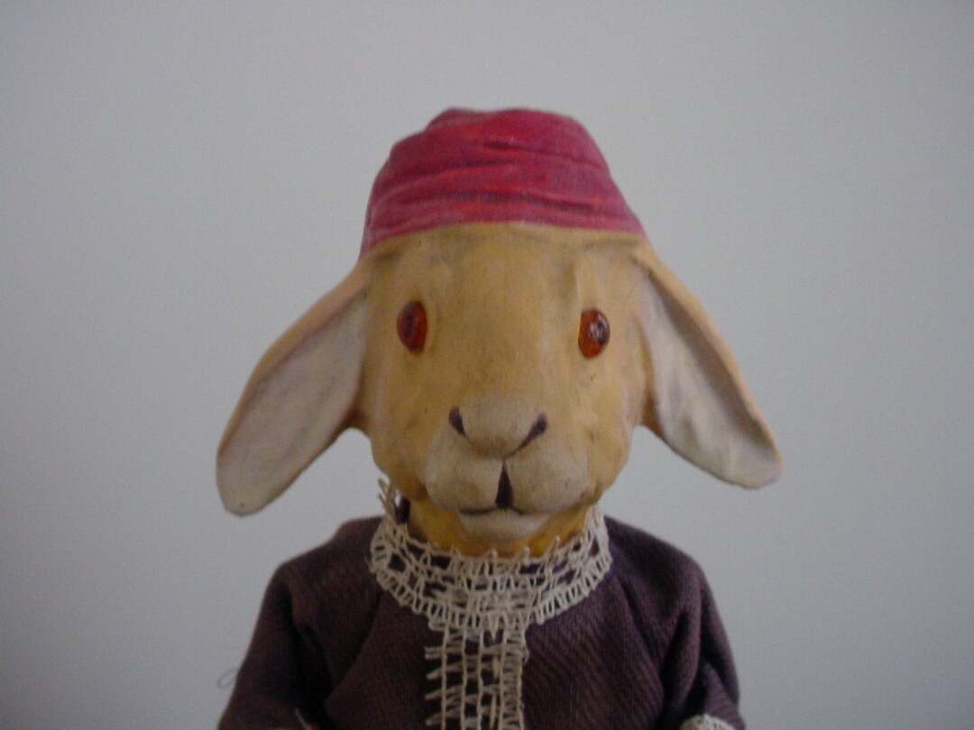 Antique Germany Easter Rabbit Squeak Toy 10.25" Wonderful! - Etsy