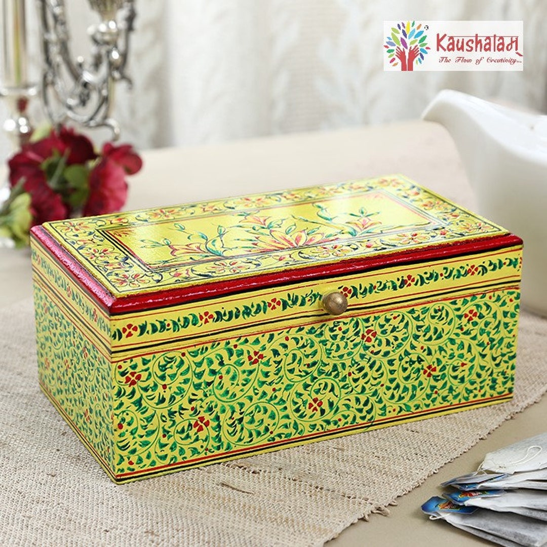 Hand Painted Tea Boxes