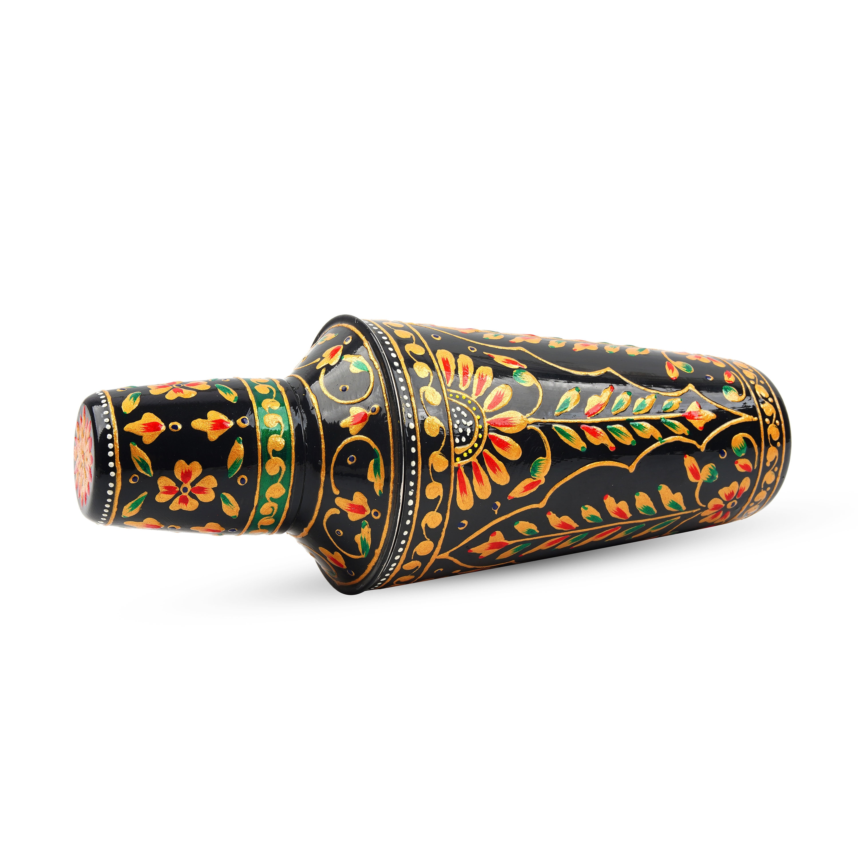 Hand Painted Cocktail Shaker Set: Stainless Steel Barware, Black Magic ...