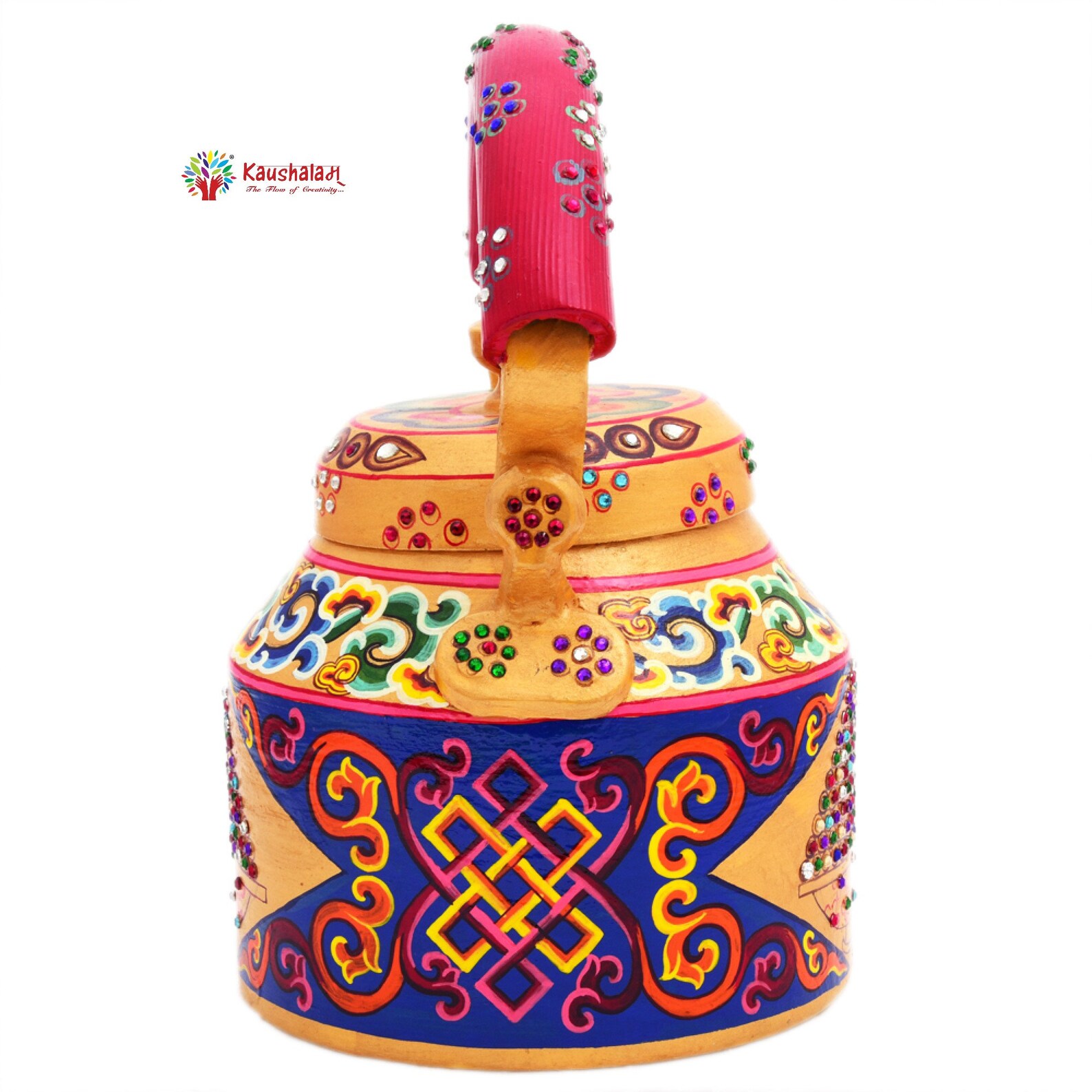 Hand Painted Tea Pot: the Monk Tea Kettle Buddhist Art Form - Etsy