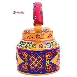 Hand Painted Tea Pot: the Monk Tea Kettle, Buddhist Art Form ,thangka ...