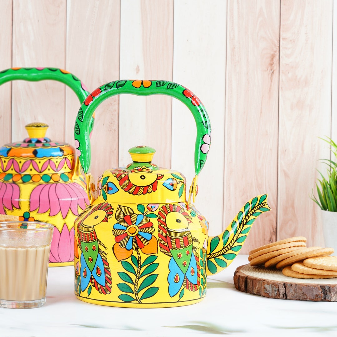 Hand Painted Stainless Steel Tea Kettle Induction Tea Kettle ,tea Maker ...