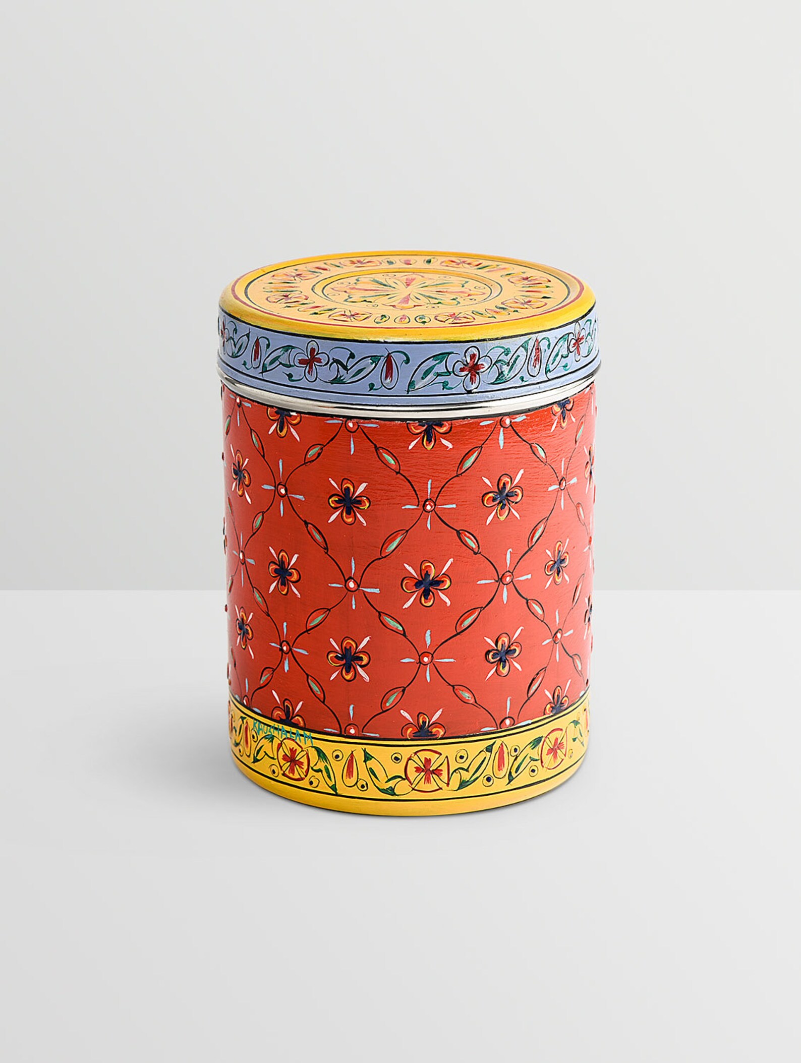 Canister Set of 5 Containers: Hand Painted Storage Stainless - Etsy