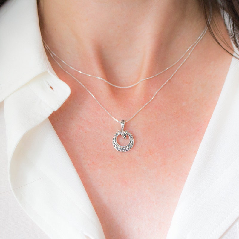 Ouroboros Pendant - Etsy