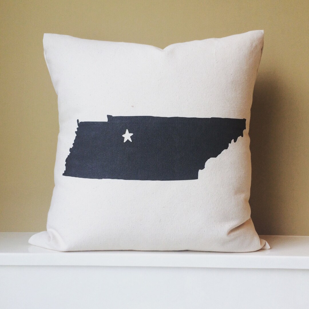 Tennessee Silhouette - Star Over Nashville - Choose a City - Custom ...
