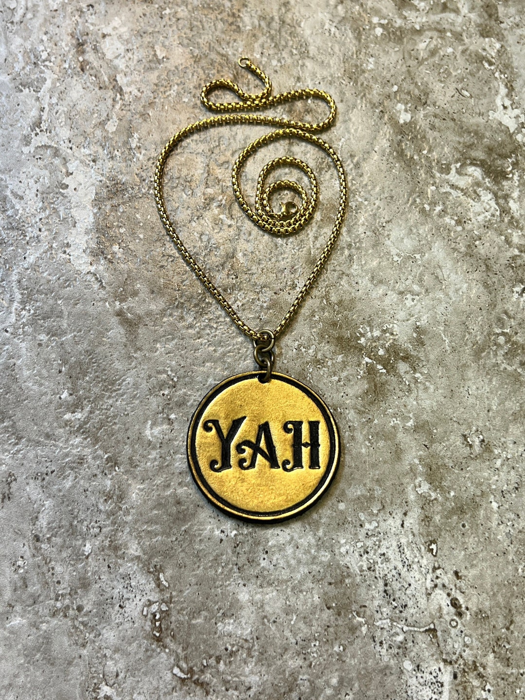 YAH Necklace Name of YHWH Yah in English for Hebrew Letters of Name of ...