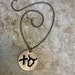 Aleph Tav in PALEO HEBREW Alpha Omega Leather and Chains | Etsy