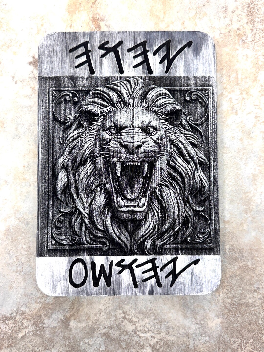 Lion of Judah Plaque YHWH and YAHUSHA 6x9 Paleo Hebrew - Etsy