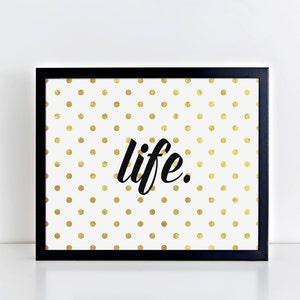 Live Life Shine Digital Wall Art Trio, Printables - Etsy