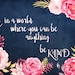 Be Kind Digital Wall Art, Printable, Acts of Kindness - Etsy