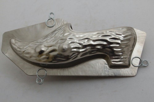 Vintage Chocolate Mold - Shoe 9-3/4 Inches - Etsy