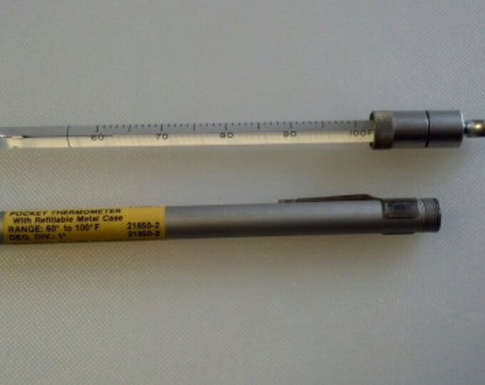 Vintage Taylor Thermometer Mercury - 6-1/2 Inches - Etsy