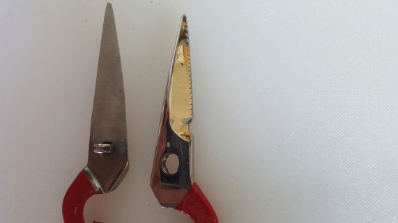 Divisible Utility Scissors With Stainless Steel Blades and Red - Etsy