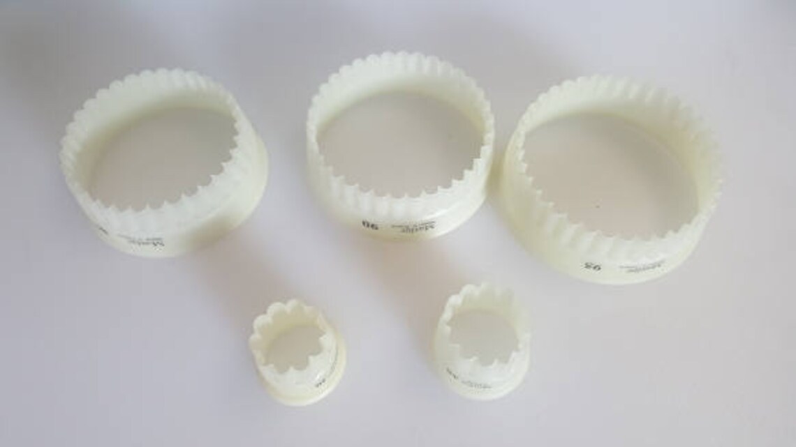 Matfer Exoglass Cutter, Fluted Round - Sold Individually - Assorted ...