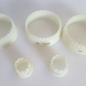 Matfer Exoglass Cutter, Fluted Round - Sold Individually - Assorted ...