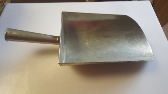 Large Metal Scoop Tinned Steel - Made in France - 11 X 7 Inches - Etsy