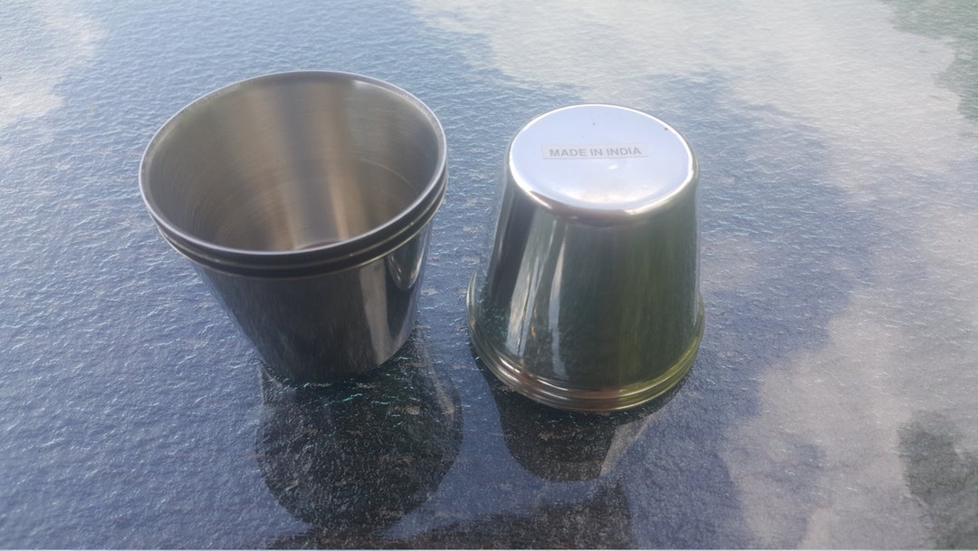 4oz Timbale Cup for Rum Baba Desserts - Stainless Steel - Set of 6pcs ...