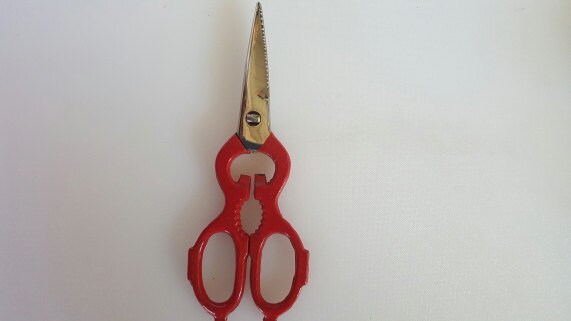Divisible Utility Scissors With Stainless Steel Blades and Red - Etsy