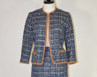 60s Boxy Skirt Suit - Etsy