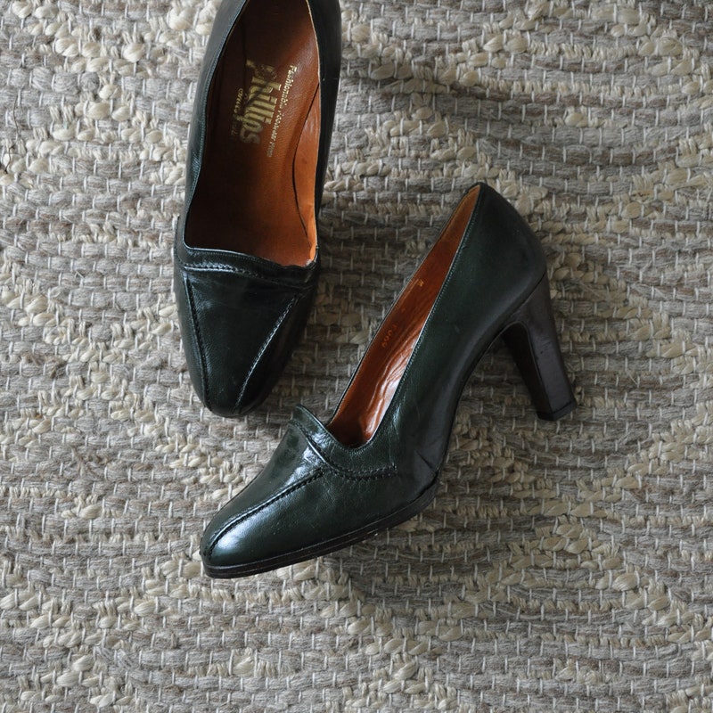 Green Pumps - Etsy