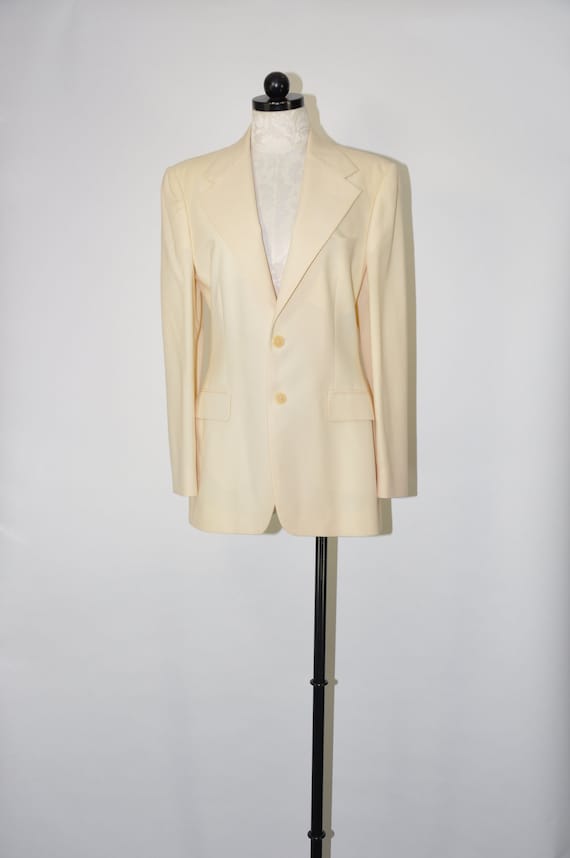 80s ivory wool oversize - Gem