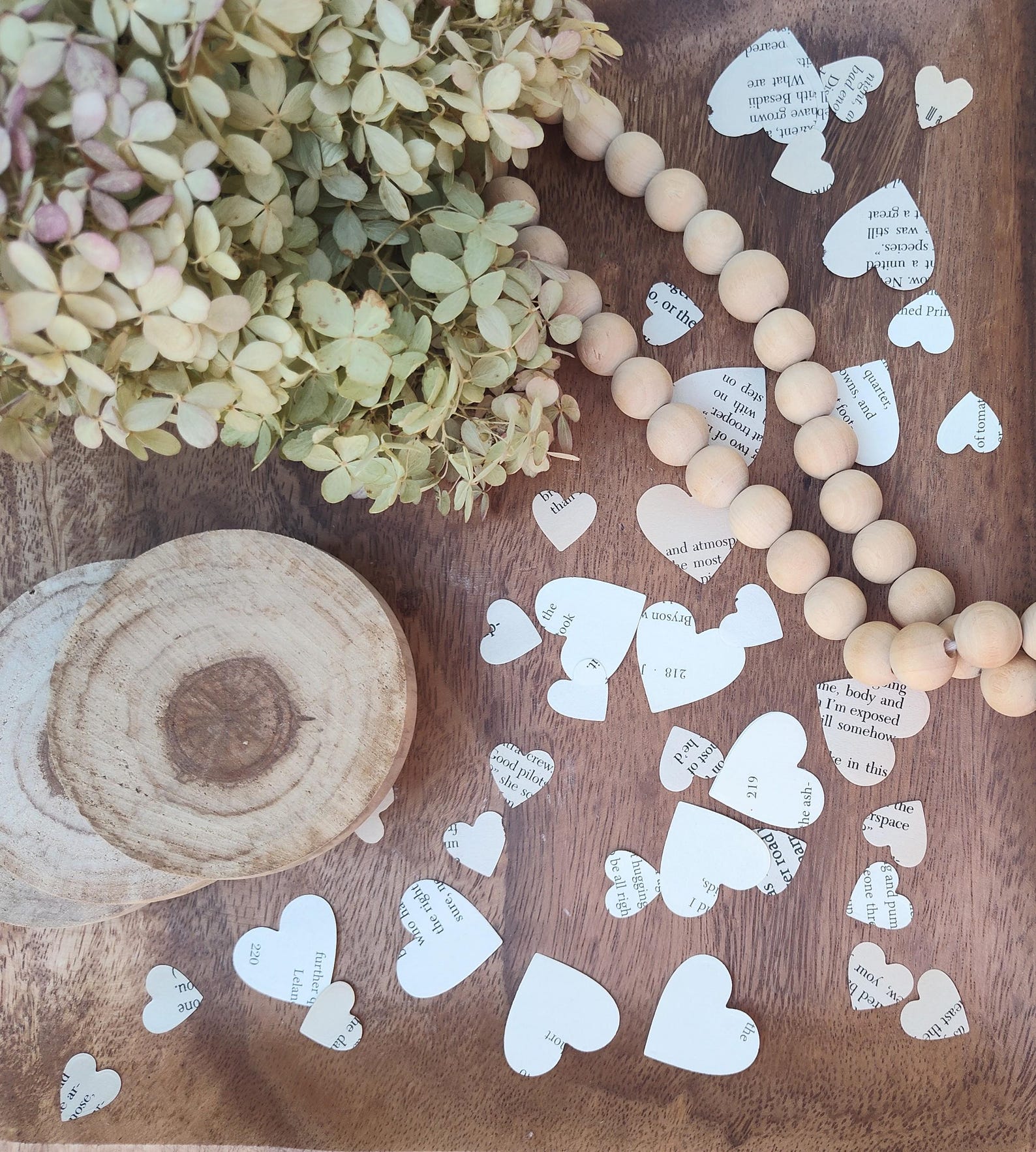 Vintage Book Page Heart Confetti, Book Themed Wedding, Literary Wedding ...