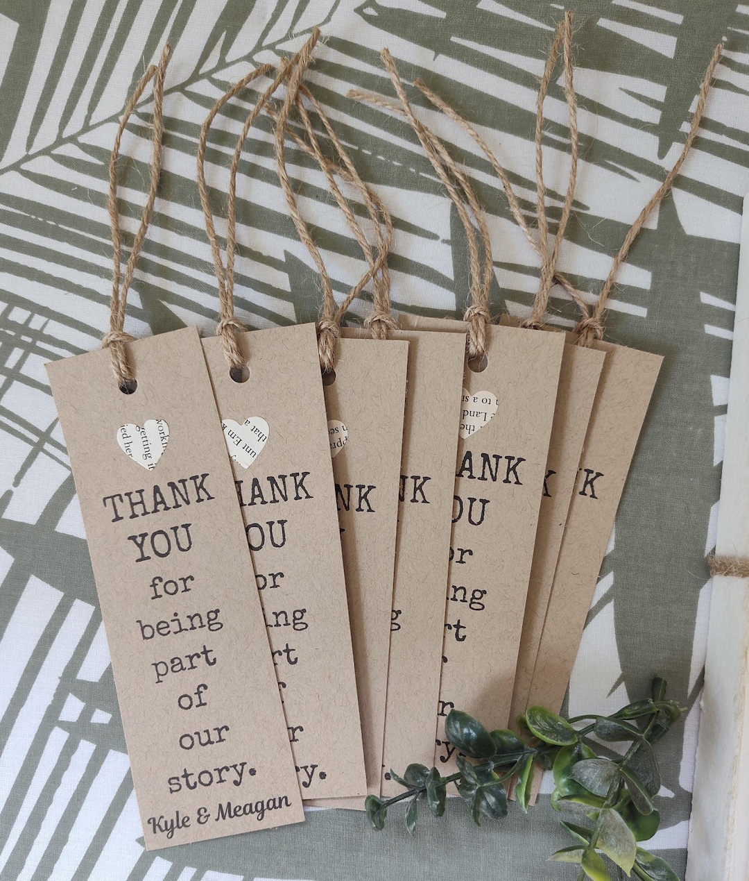 Bookmarks Wedding Favor for Guests, Book Themed Wedding or Bridal ...