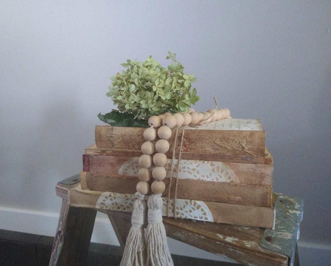 Vintage Book Decor, Stack of Old Books, Unbound Books, Distressed Books ...