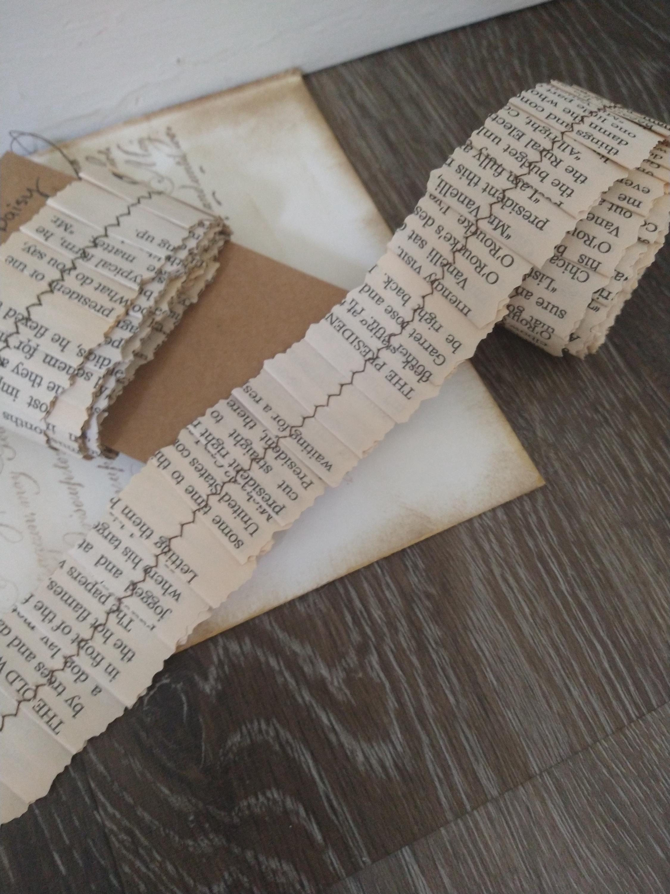 Ruffled Paper Ribbon,junk Journal Supplies, Scrapbooking Supplies ...