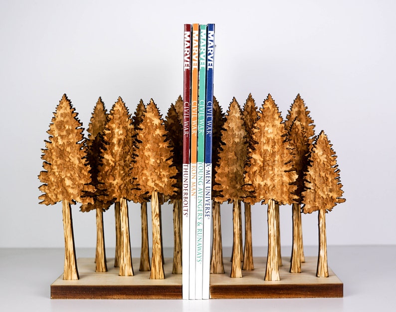 Zelda Bookends Forest Book Ends - Etsy