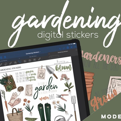 Everyday Common Minimalist Modern Digital Stickers for | Etsy