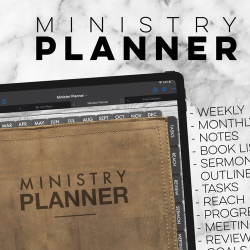 Digital Minister Planner Best Digital Pastor Planner for - Etsy