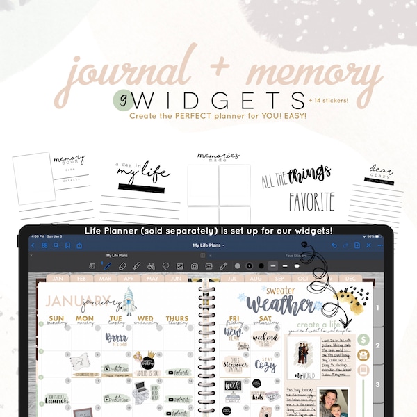 Memory Planner - Etsy